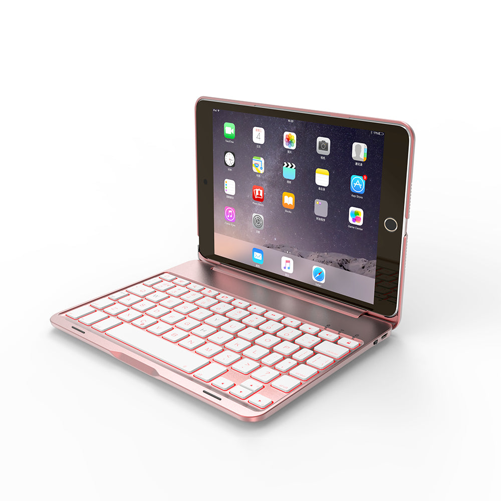 7.9” iPad mini (1-3 Gen) Keyboard Case - Gold & Cherry